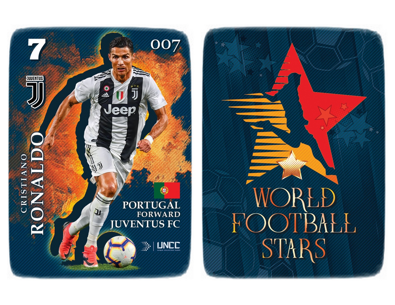 CRISTIANO RONALDO, Juventus FC – Unique Collectible Cards